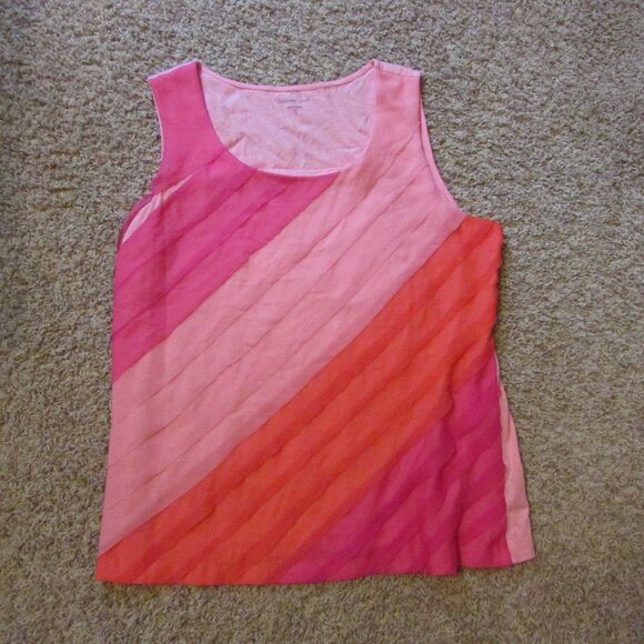 Coldwater Creek | Tops | Nwot Coldwater Creek X Pink Peach Ruffle ...